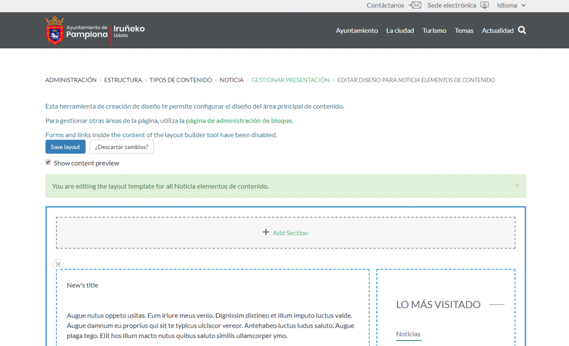️Todo sobre Layout Builder de Drupal 8 - Blog de hiberus
